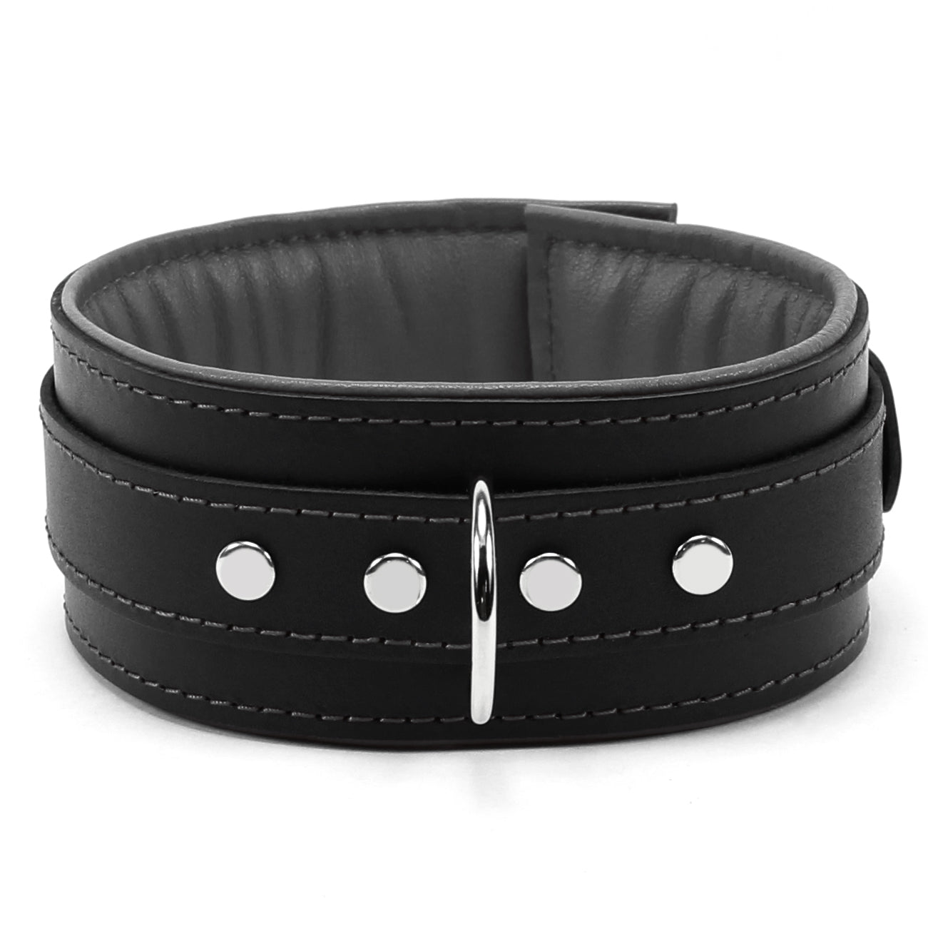 Atlanta BDSM bondage O-ring I" Slave Collar – VP Leather